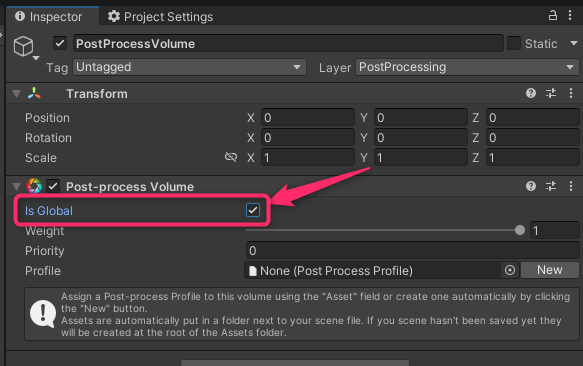 【初心者向け】Post ProcessingのBloomを設定してCubeをふんわり光らせます #Unity - Qiita