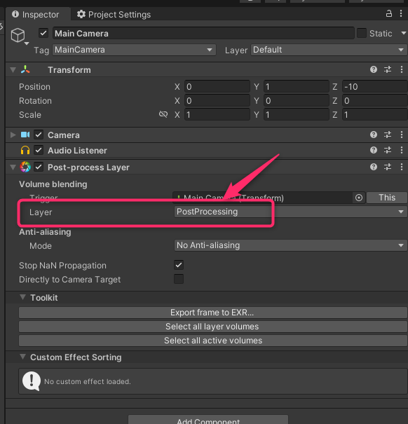 【初心者向け】Post ProcessingのBloomを設定してCubeをふんわり光らせます #Unity - Qiita