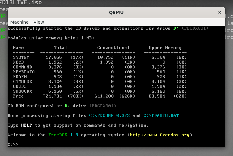 MS-DOS 4.0 がオープンソースになったのでビルドしてみる #QEMU - Qiita