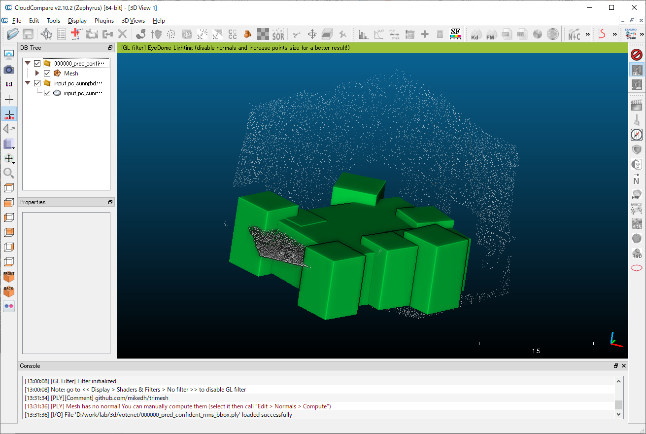 VoteNetを使った3D点群データの物体認識がすごそうなので早速動かしてみた #DeepLearning - Qiita