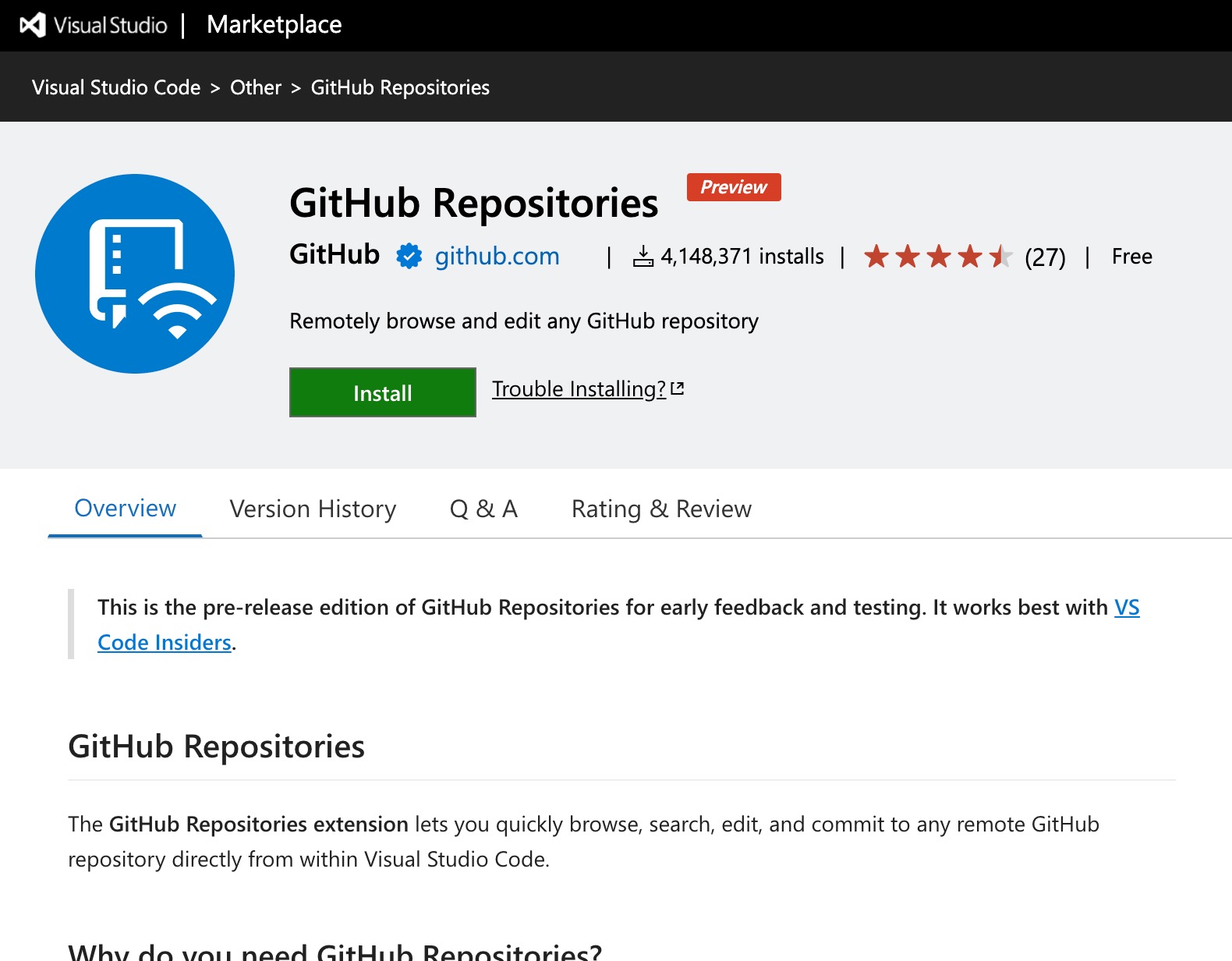 VS Code の拡張機能「GitHub Repositories」でリモートリポジトリにアクセス #VSCode - Qiita