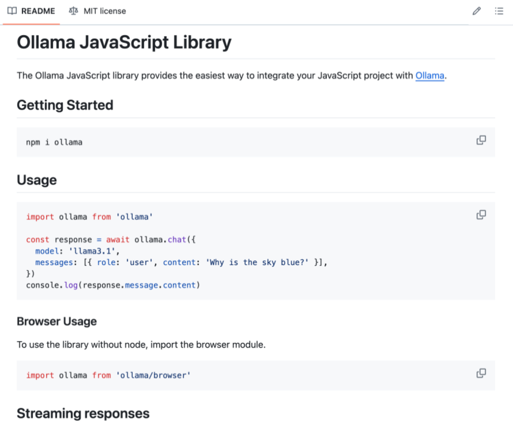 Mac mini で ローカルLLM： Ollama で「REST API」とライブラリ「ollama-js」を試す（モデルは Gemma 3） #Node.js - Qiita