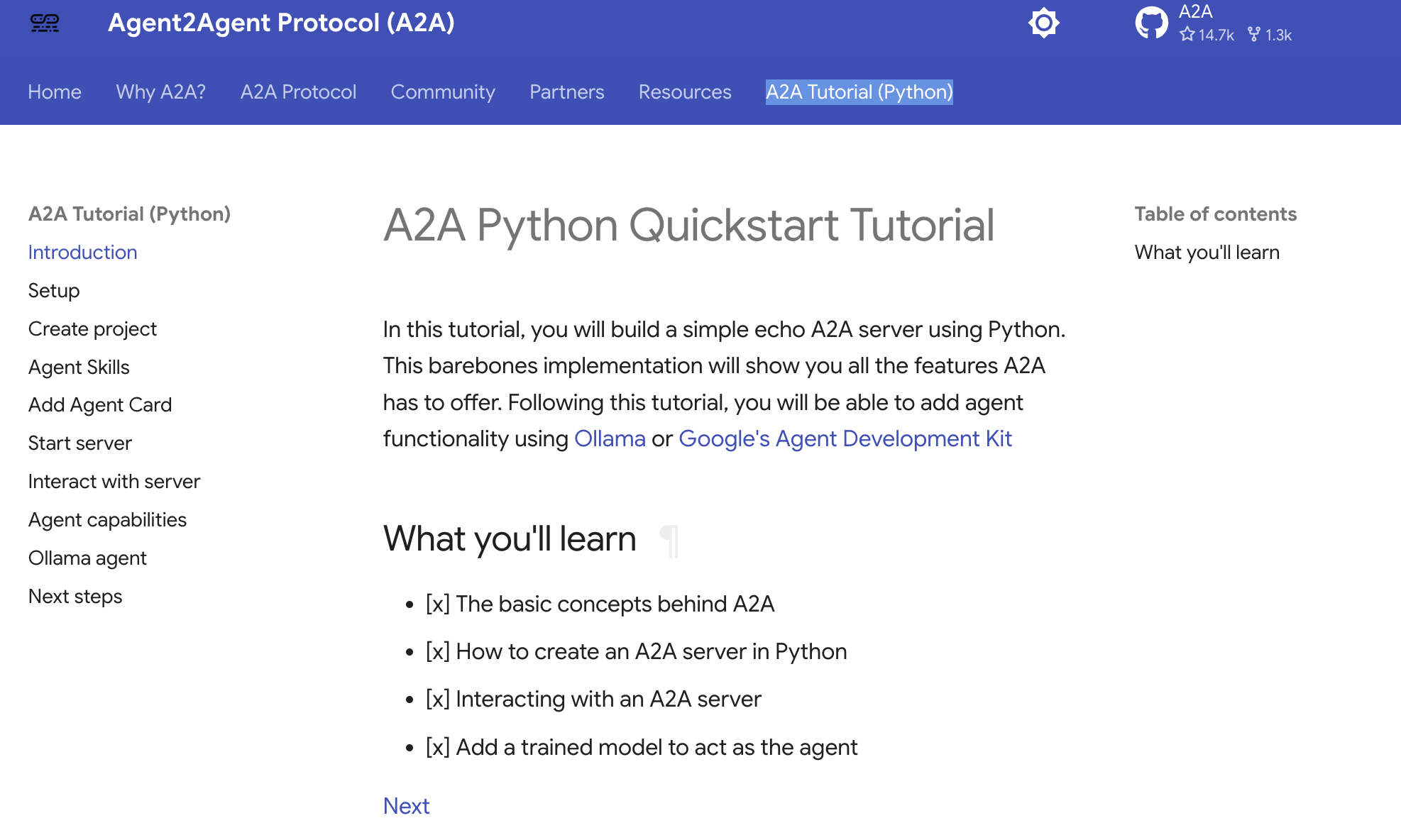 【Agent2Agent Protocol】 公式の Python を使った A2Aチュートリアルのサーバー立ち上げまでを試す（バグの対処も ...