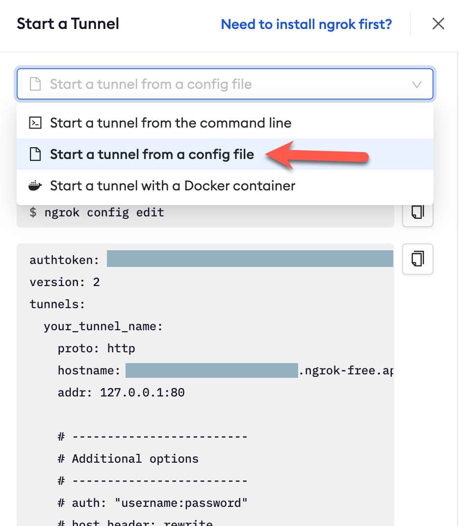 ngrok の無料版でドメイン・サブドメインを固定できる仕組みを試す！ #JavaScript - Qiita