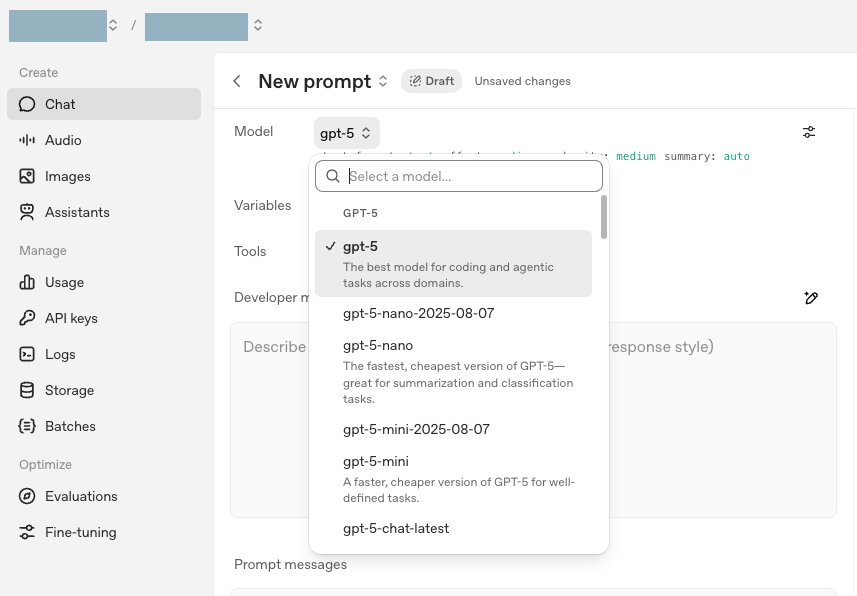 OpenAI公式の情報をもとに GPT-5 の API をさっそく試す【Node.js】 #gpt-5-mini - Qiita