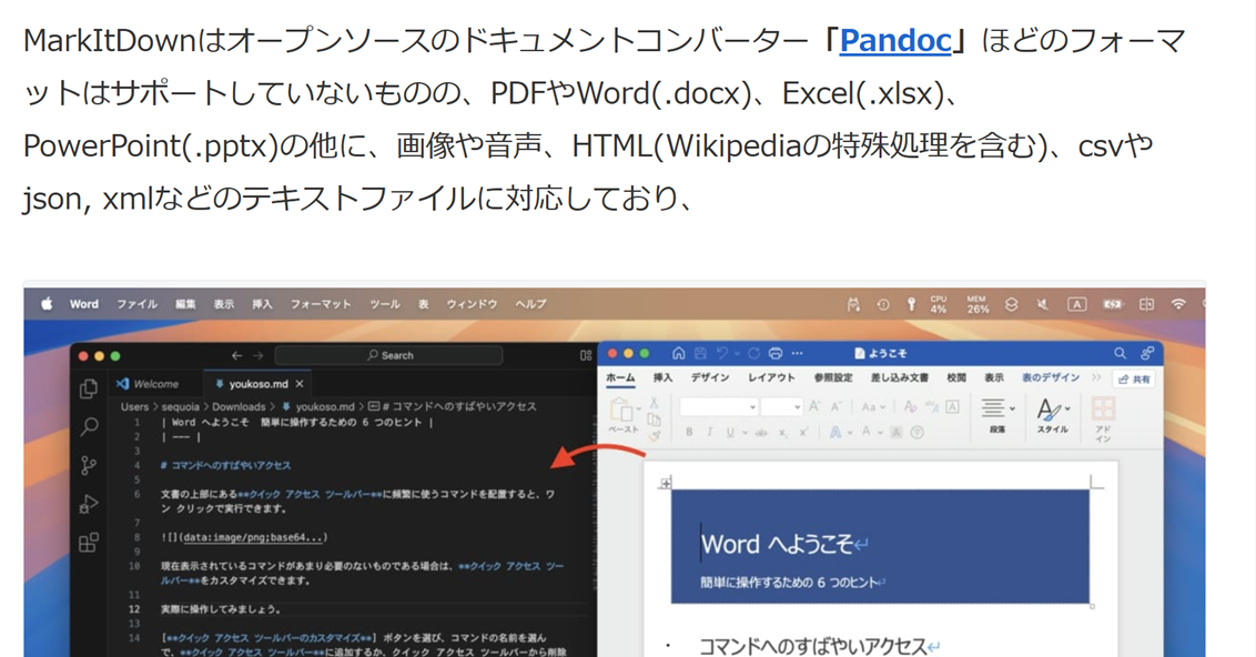 Microsoft の「MarkItDown」で Officeファイルを Markdownファイルに変換【Python】 #office - Qiita