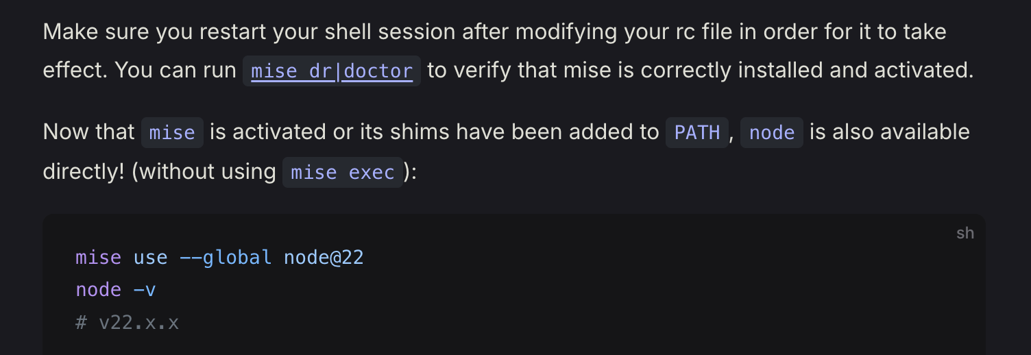mise（ミーズ、旧rtx）で Node.js・Python のバージョンを管理する【Mac での利用】 #RTX - Qiita