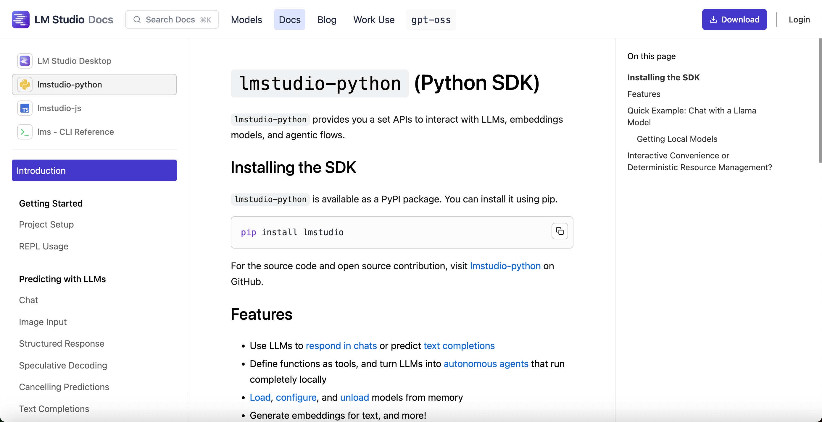 LM Studio の Python SDK「lmstudio-python」でローカルLLM の軽いお試し（M4 MacBook Air を ...