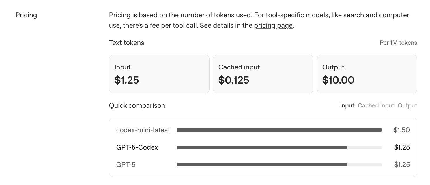 GPT-5-Codex の API利用について OpenAI公式情報を見つつ Node.js で試してみた #JavaScript - Qiita