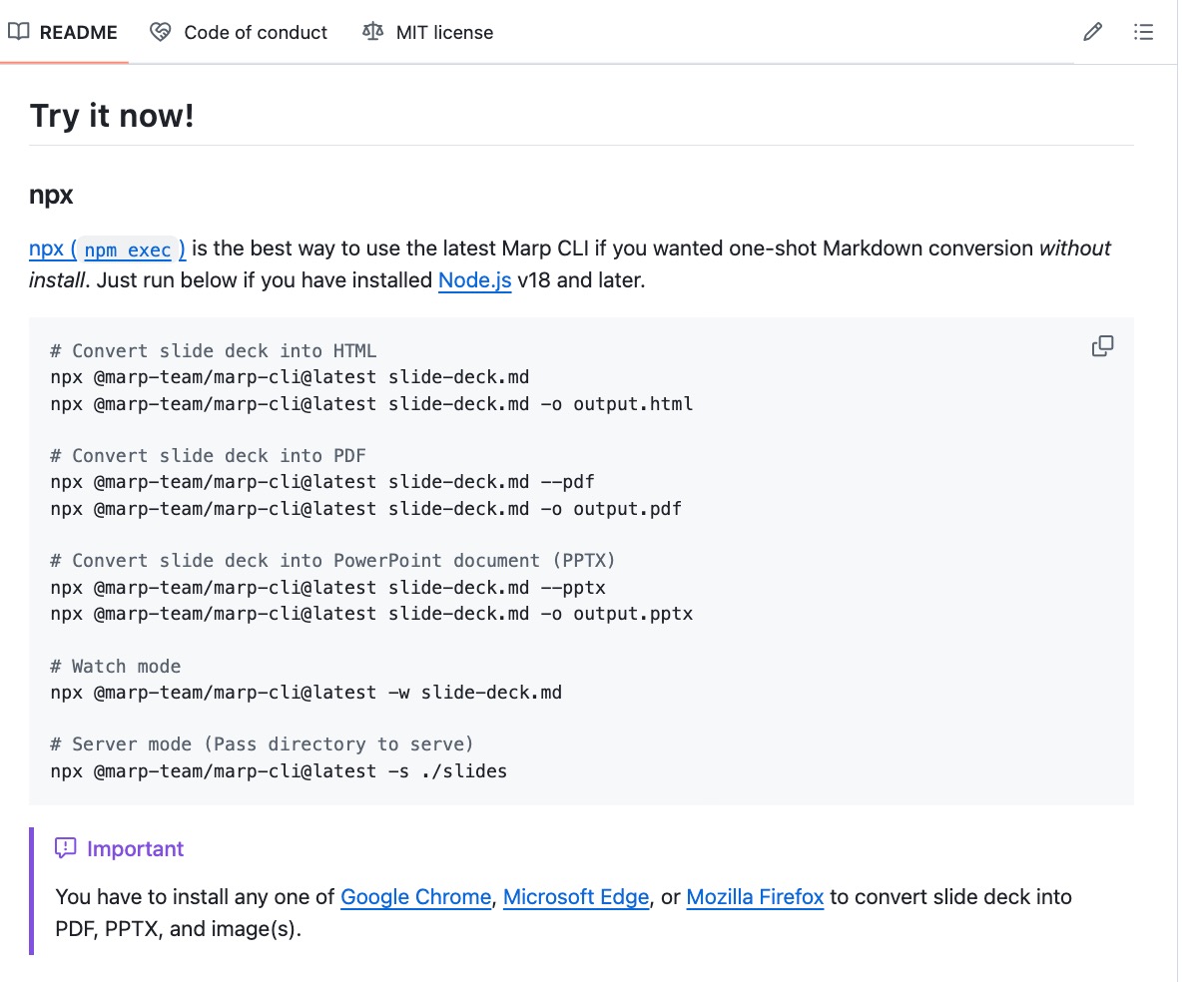 Marp CLI v4.1.0 に新しく追加された「編集可能な PowerPointファイルの出力」を試してみた #Markdown - Qiita