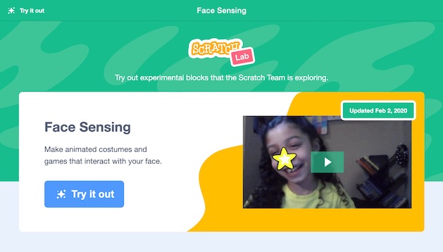 Scratch Lab の Face Sensing のお試し（公式の顔認識の仕組み）＋追記 #ScratchLab - Qiita