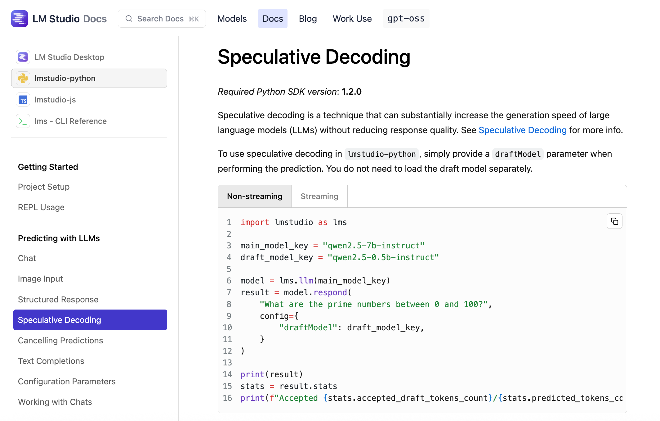 LM Studio の Python SDK「lmstudio-python」でローカルLLM の軽いお試し（M4 MacBook Air を ...