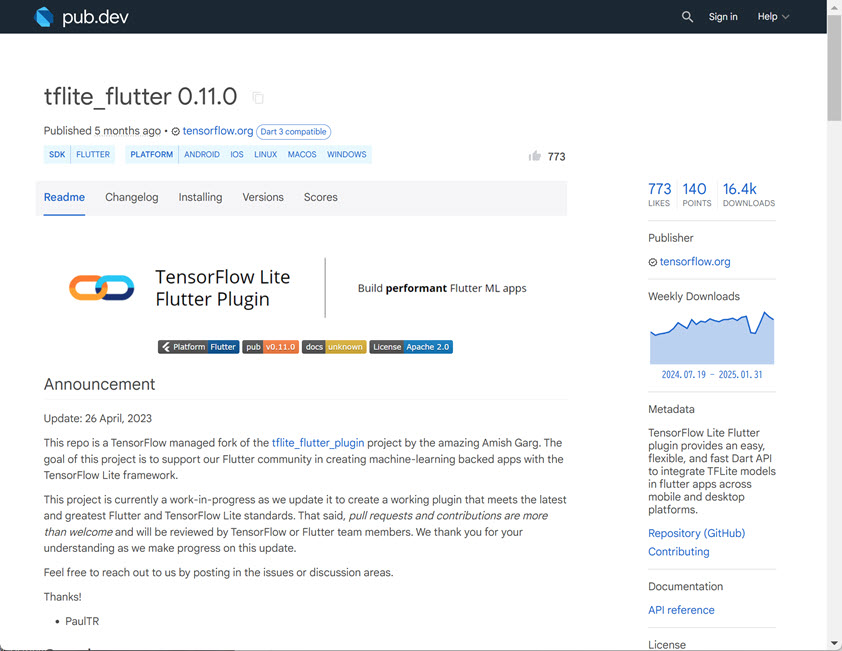 Flutter を使った Androidアプリ開発など：TensorFlow形式から変換した LiteRT（TensorFlow Lite）のモデルを使った際のメモ ...