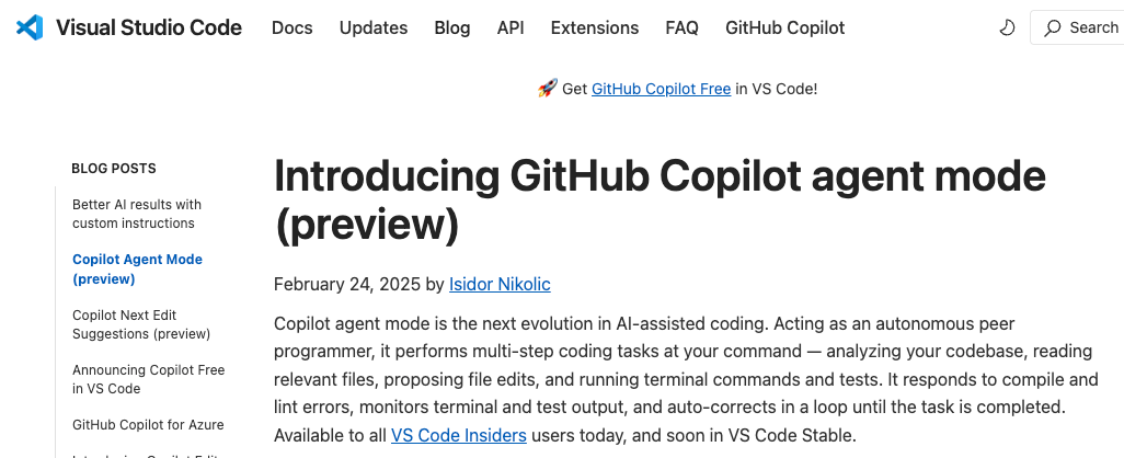 VS Code の設定から MCPサーバーを追加して GitHub Copilot agent mode で利用してみる（安定版でも利用可能に） #VSCode - Qiita