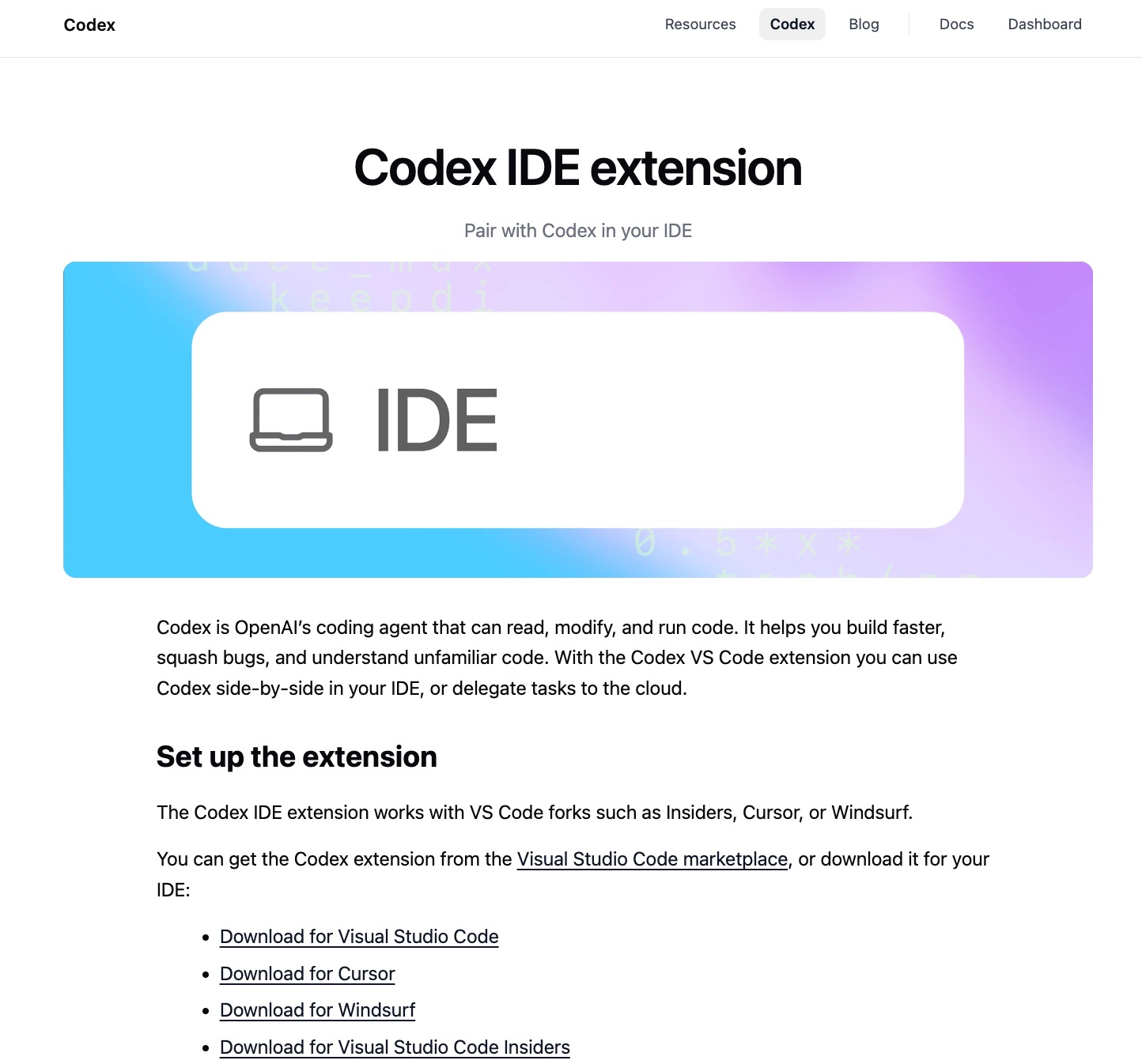 今さらながら OpenAI の「Codex IDE extension」を VS Code で少し試してみる（公式情報なども見つつ） #VSCode - Qiita