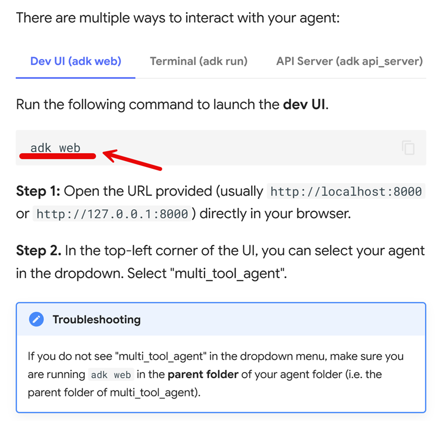 Googleさんの「Agent Development Kit（ADK）」を使ったエージェント実装を試してみる（公式のクイックスタートの手順 ＋α） #Python - Qiita