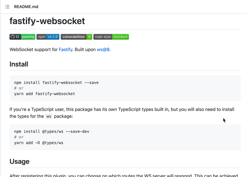Node.js のフレームワークの Fastify と WebSocket を利用可能にする fastify-websocket を軽く触ってみる #JavaScript - Qiita