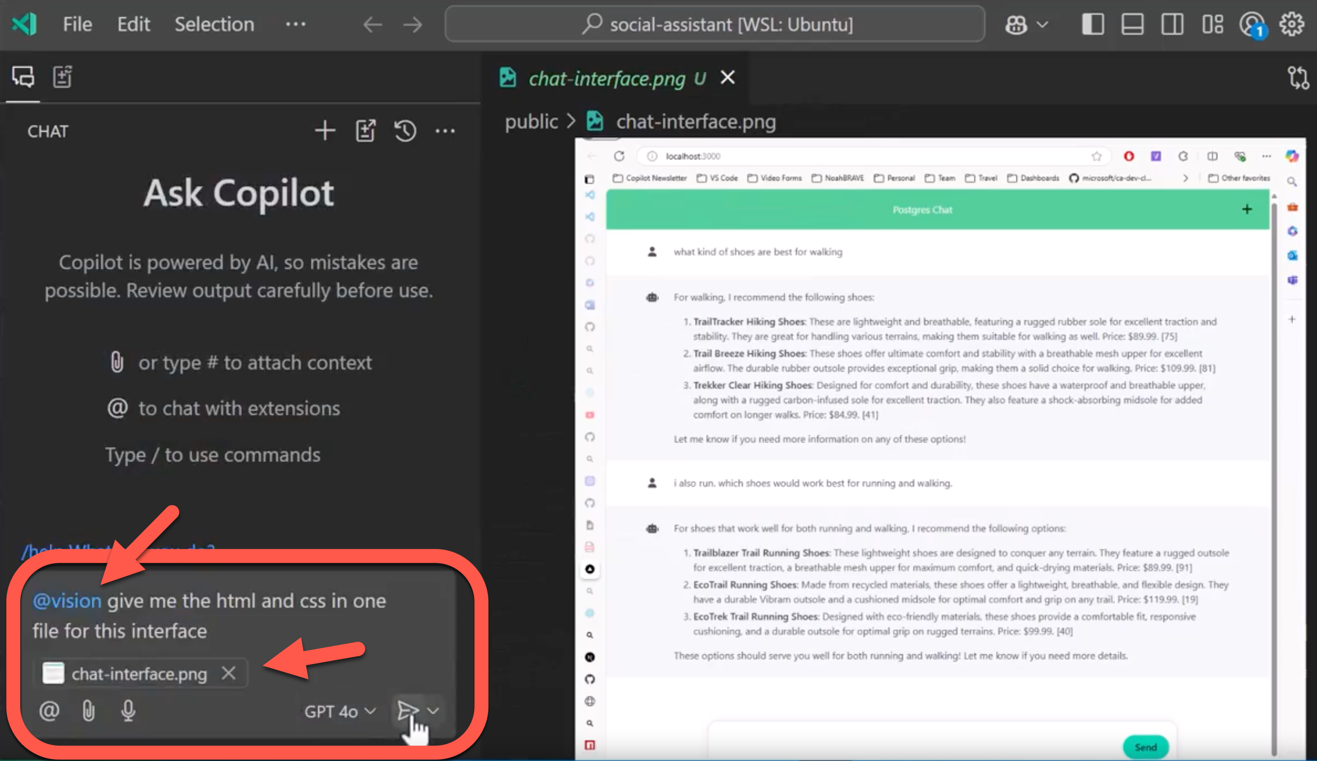 Microsoft製の VSCode拡張機能「Vision for Copilot Preview」で GitHub Copilot での画像入力を軽く試す【なんでもCopilot】 # ...