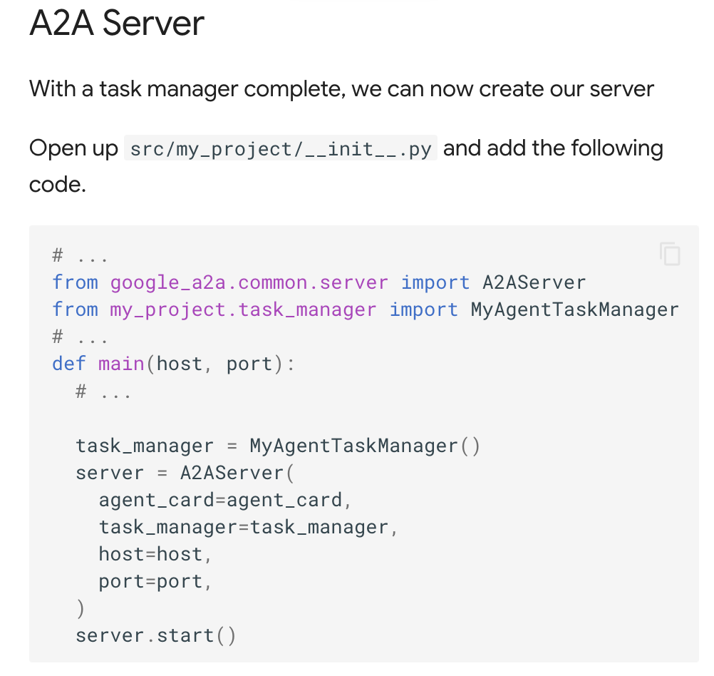 【Agent2Agent Protocol】 公式の Python を使った A2Aチュートリアルのサーバー立ち上げまでを試す（バグの対処も ...
