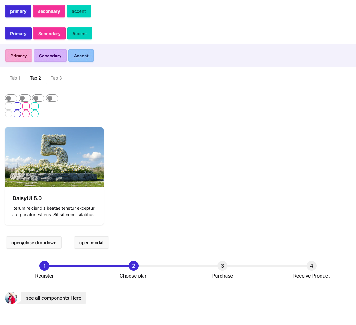 今になって daisyUI（Tailwind CSS プラグイン）に入門して少しだけ使ってみた #HTML - Qiita