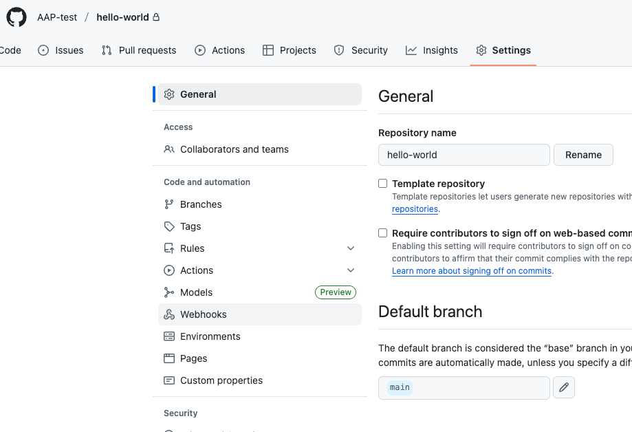 Ansible Automation PlatformとGitHubを連携し、Git pushでジョブを実行する #ppc64le - Qiita