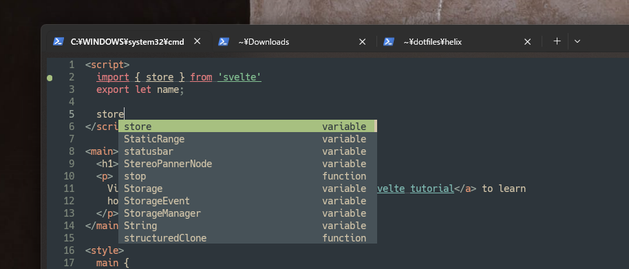 Helix Editor のカスタマイズ #Python - Qiita