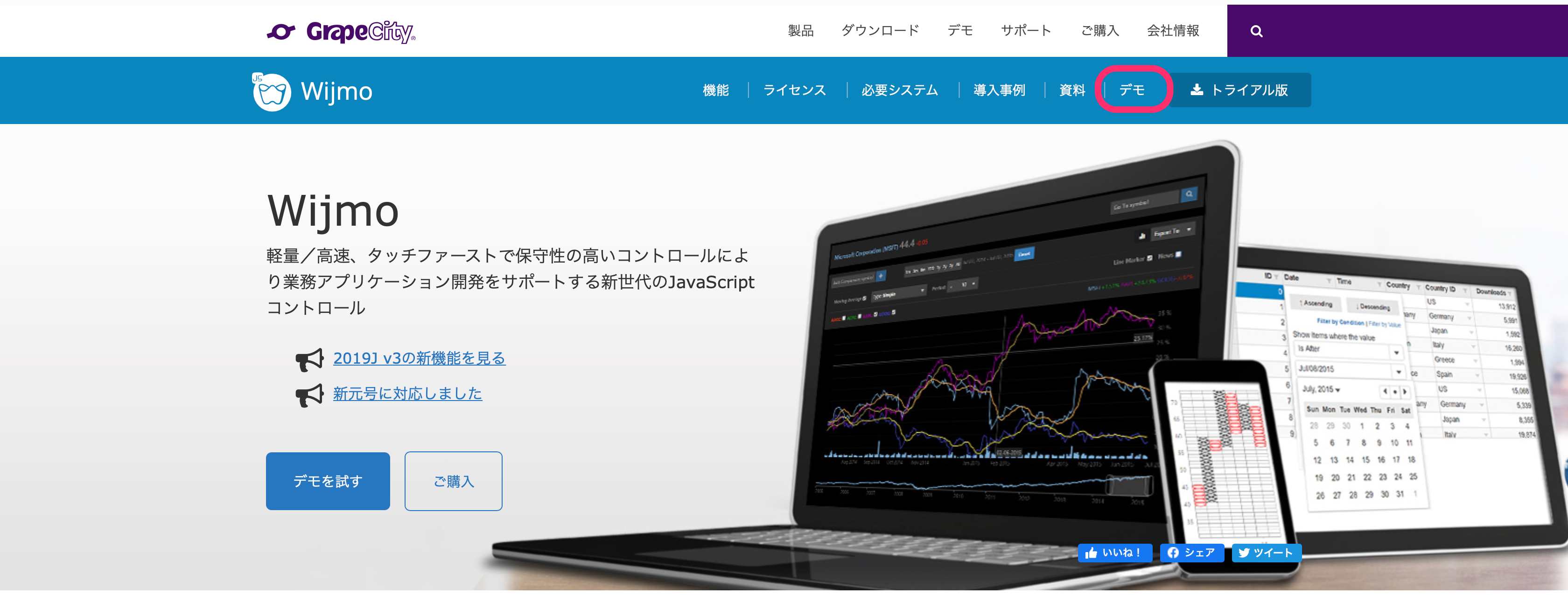 Wijmo(Vue.js版)のサンプルをローカルで動かす #npm - Qiita