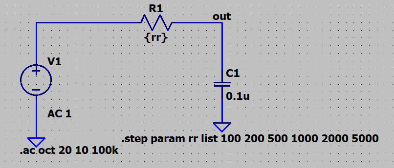 PythonでLTSpiceのパラメトリック解析(.step)結果をグラフ化する #LTspice - Qiita