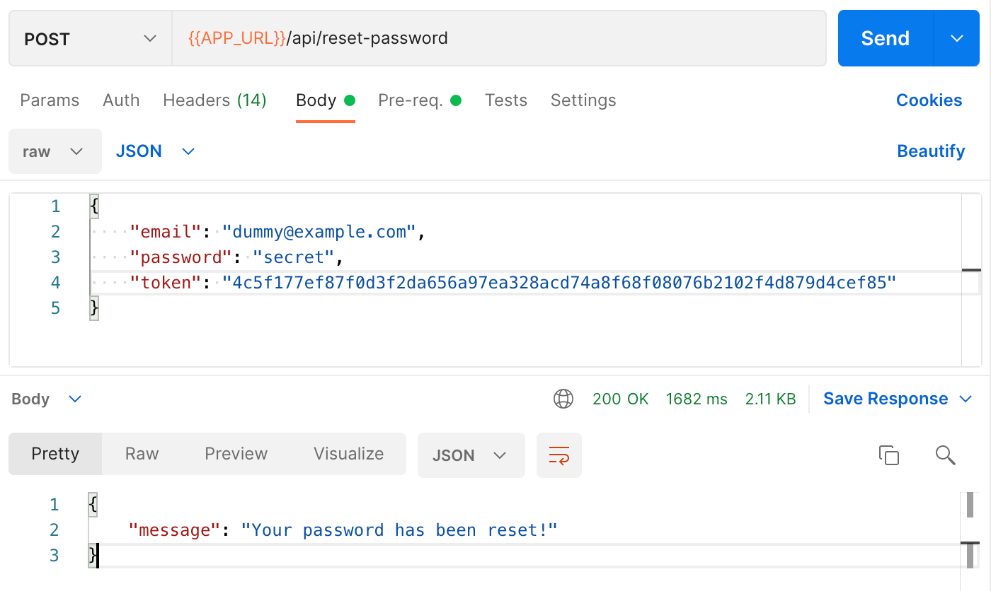 Laravel API パスワードリセット機能を実装する #PHP - Qiita