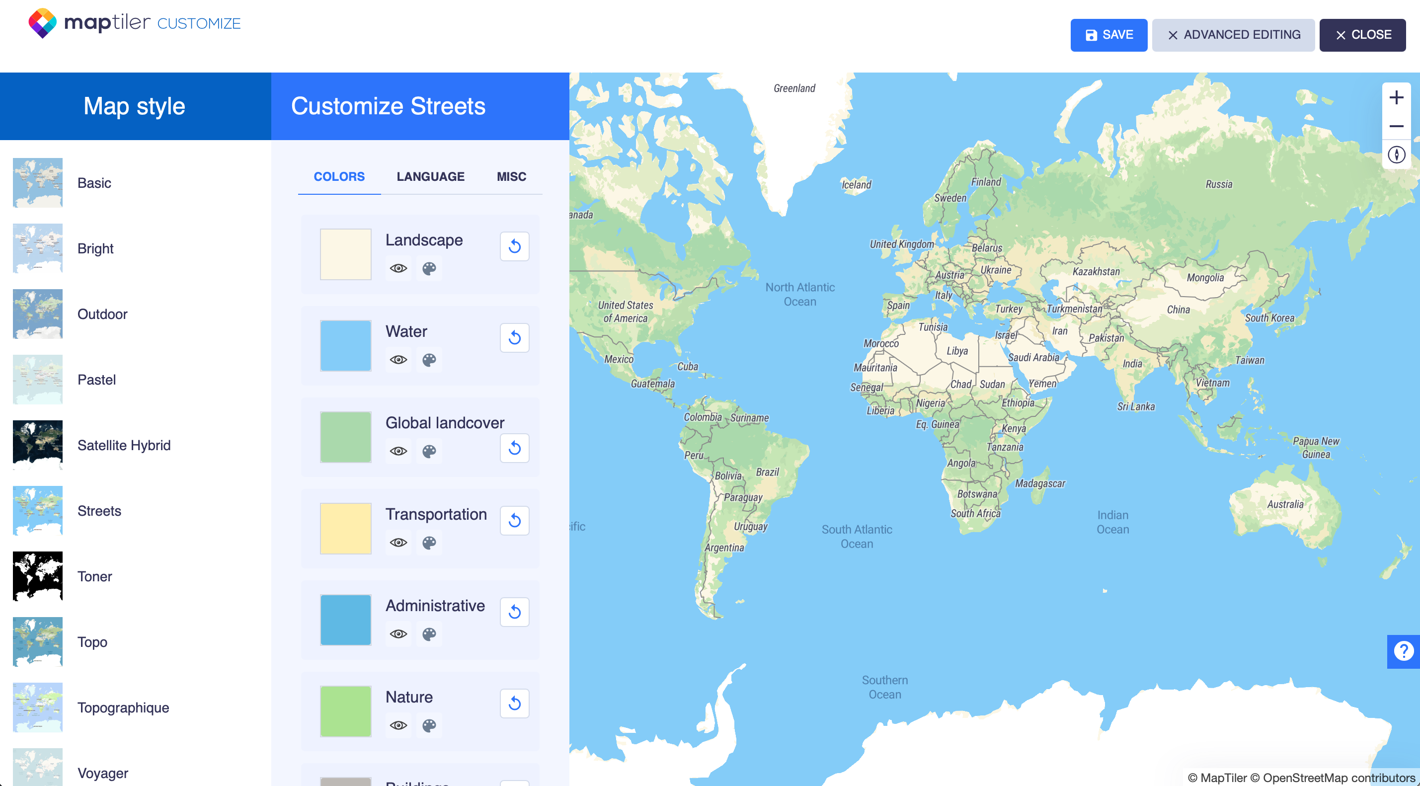 全世界のベクトルタイルOpenMapTilesを使って地図のスタイリングをする #OpenStreetMap - Qiita