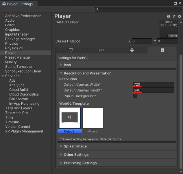 【Unity】WebGLでゲームを公開するときにUIが変になったときの対処法 #unityroom - Qiita