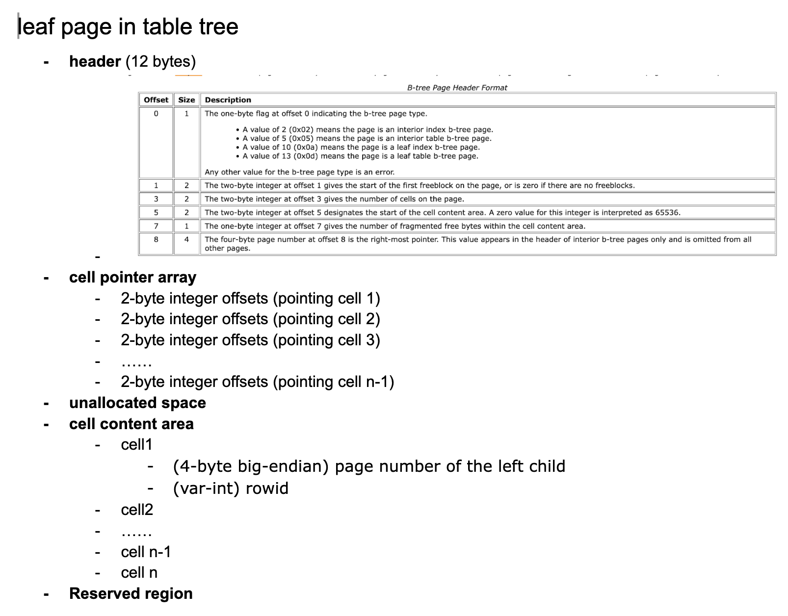 Sqliteエンジンを自作時にdbファイル構造を調べたのでメモる Sqlite3 Qiita
