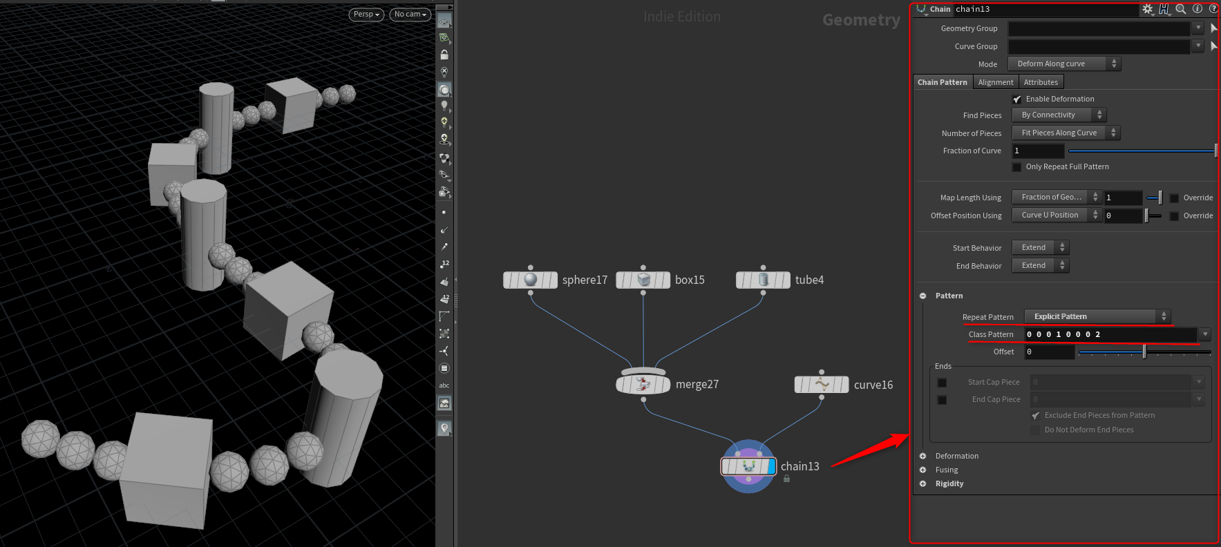 Houdini18.5 新ノードを使った作例！～従来の方法と一緒に～ - Qiita