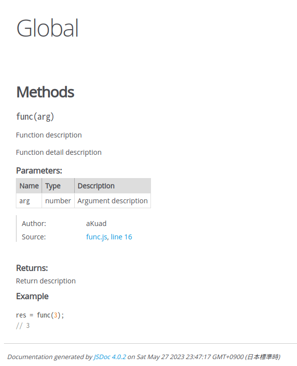 JSDoc/Doxygen/Docstring タグ 対応一覧 #Sphinx - Qiita