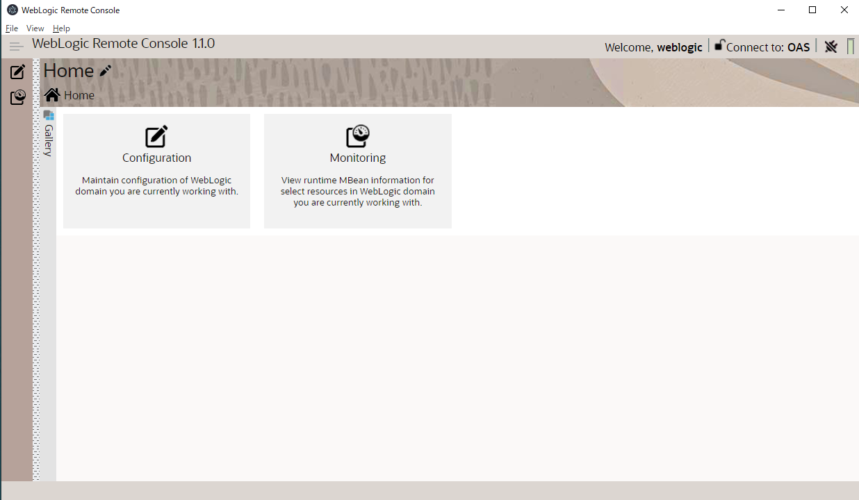 接続編 Weblogic Server Remote Consoleを使ってみた。 Oracle Qiita