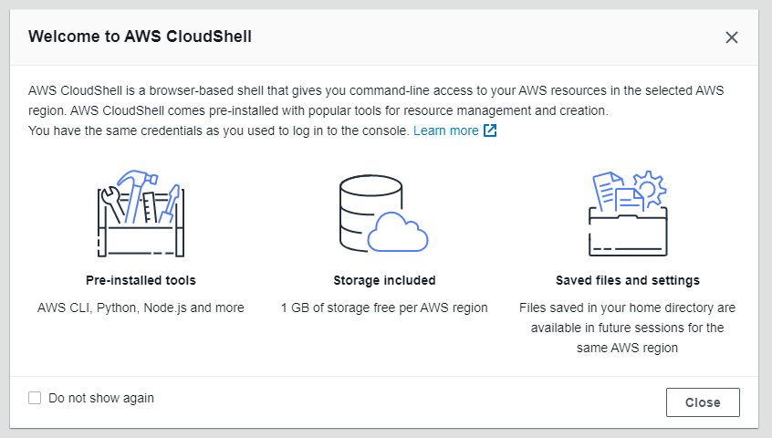 AWS CloudShell を早速使ってみました #reinvent - Qiita