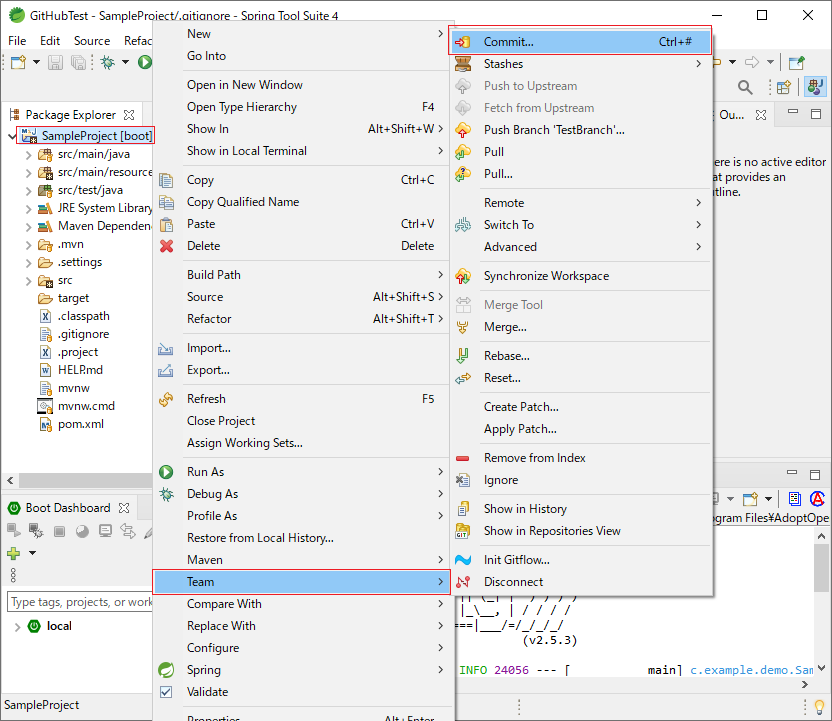 【初心者向け】Spring Tool Suite から GitHub に Push する手順（Windows） #spring - Qiita