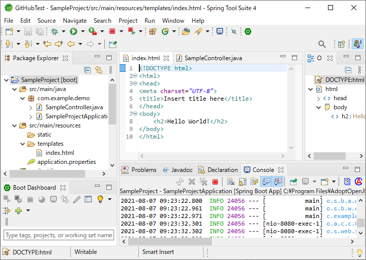 【初心者向け】Spring Tool Suite から GitHub に Push する手順（Windows） #spring - Qiita