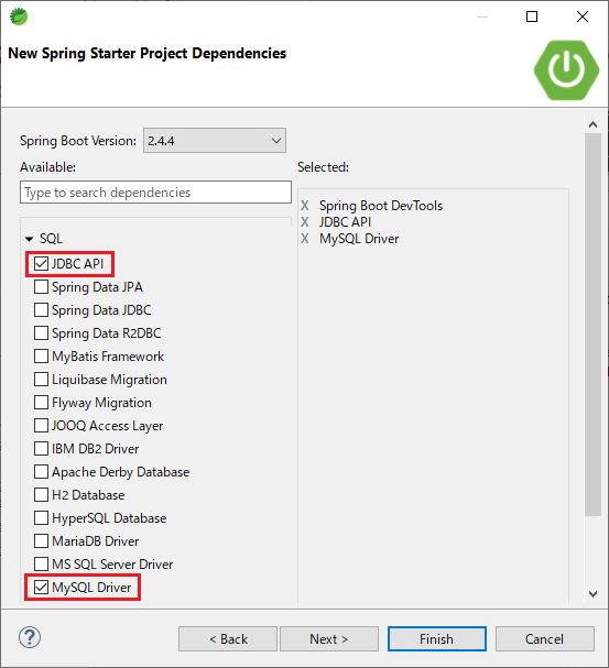 【初心者】Spring Boot で新規プロジェクトを作成する基本手順（MySQL / JDBC） #SpringBoot - Qiita