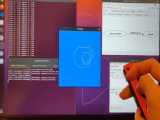 Joy-ConでROS2の亀を動かす（ROS1からROS2へ移植） #Python3 - Qiita