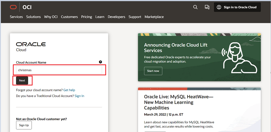 OCIへログインしてみよう #oci - Qiita