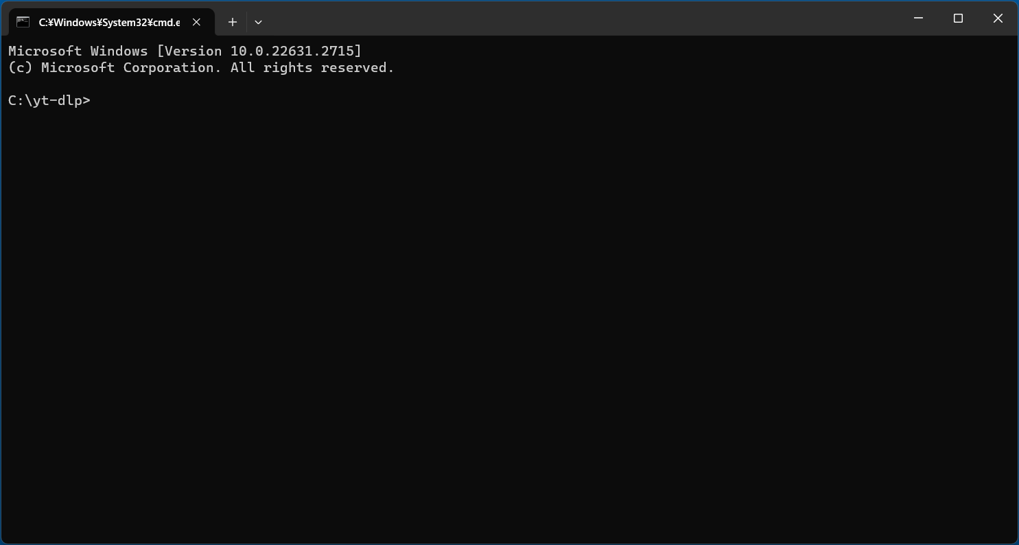 yt-dlp を Windows 10/11で実行する #YouTube - Qiita