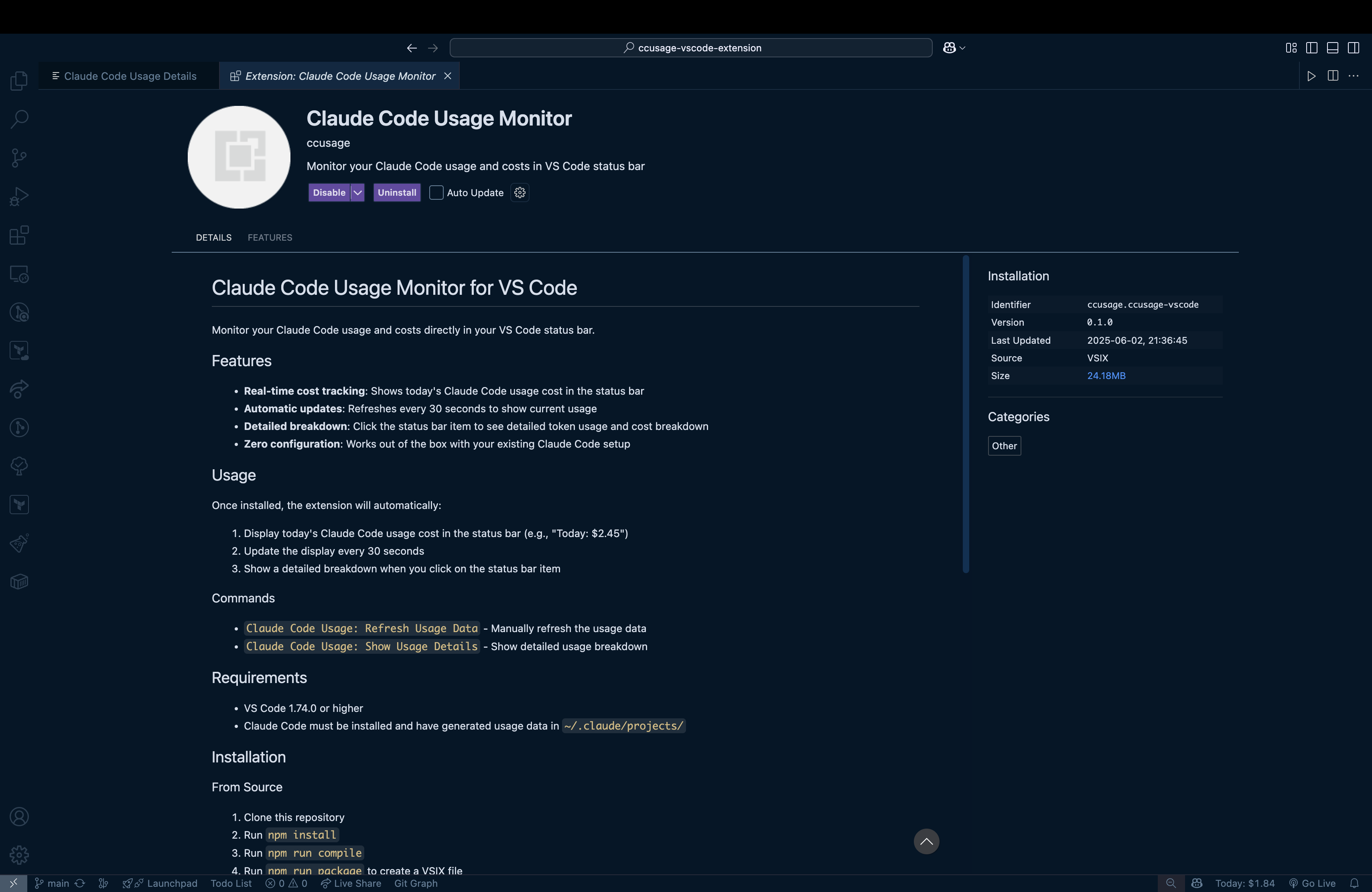 Claude Codeのコスト爆増を防ぐVSCode/Cursor拡張をつくった #ClaudeCode - Qiita