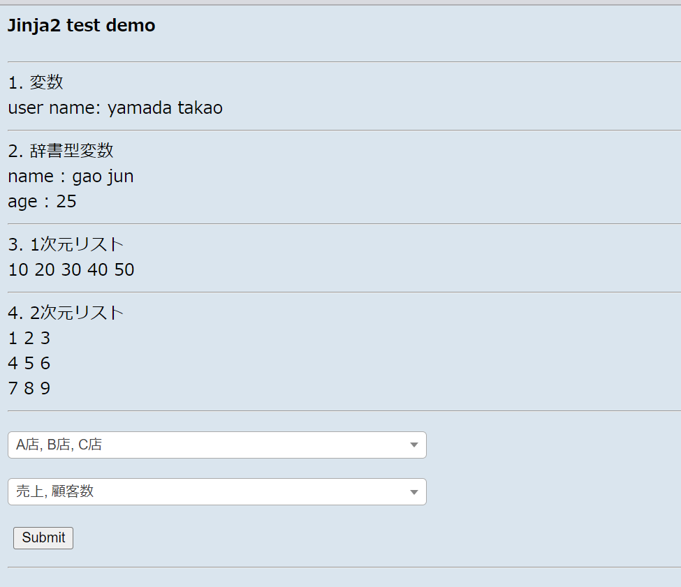 Jinja2の基礎 for Flask #Python - Qiita