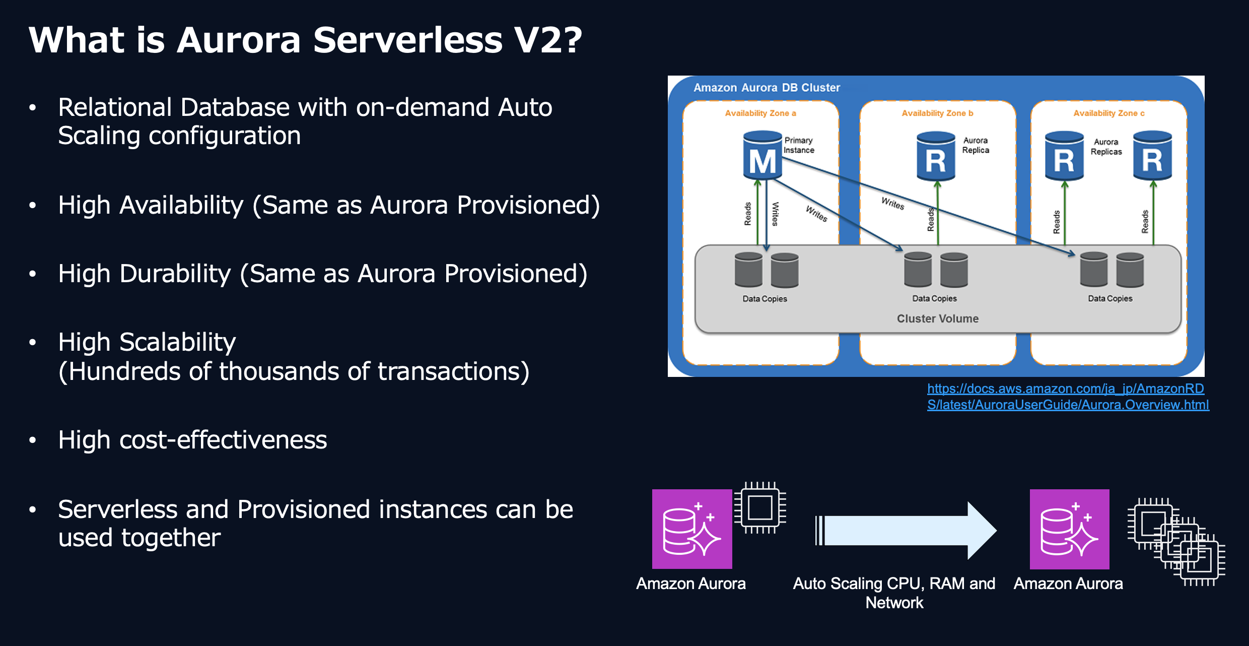 Aurora Serverles V2の選定ポイント、大規模コスト削減事例 #AWS - Qiita