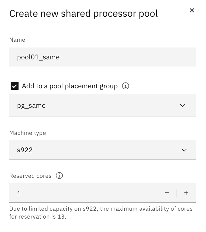 Power Virtual Server (PowerVS)のShared Processor Pool機能を使ってみる - Qiita