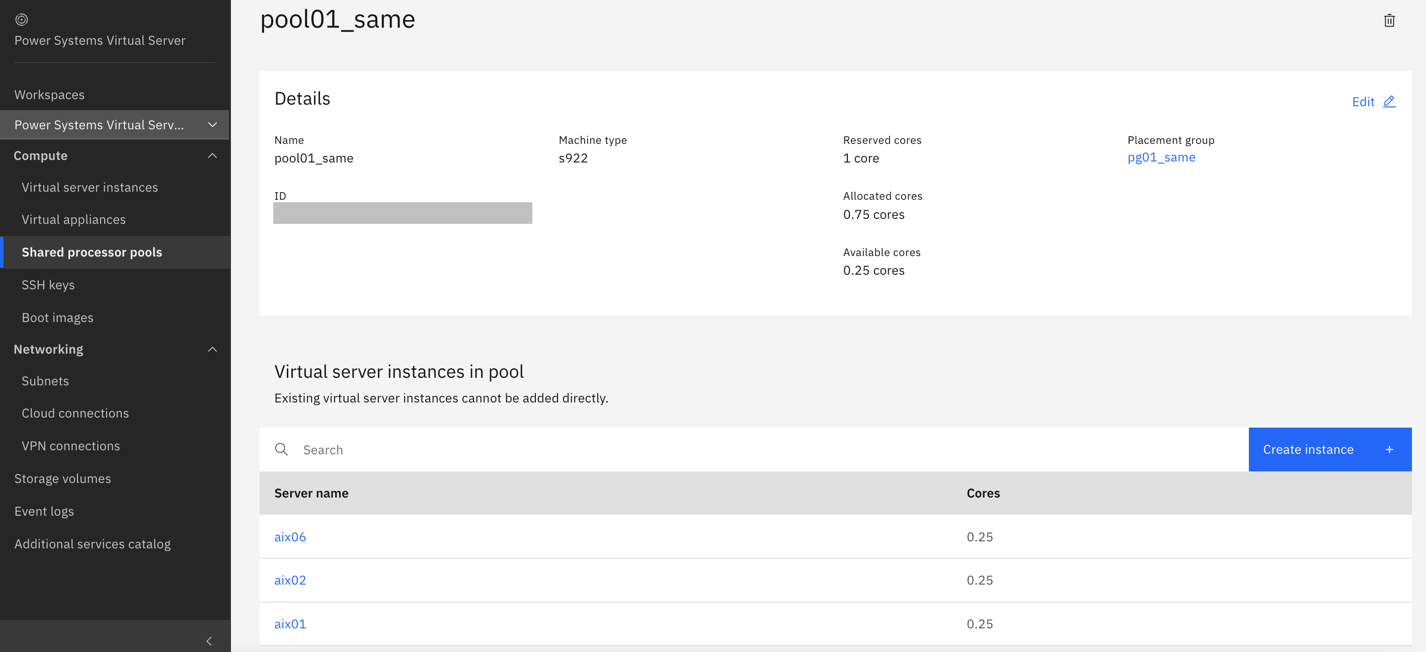 Power Virtual Server (PowerVS)のShared Processor Pool機能を使ってみる #ibmcloud ...