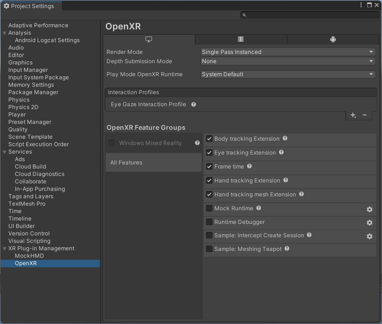 OpenXR Unity編 #handtracking - Qiita