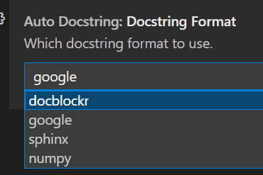 VScodeでPython docstringを作成する #VSCode - Qiita