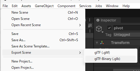 UnityでglTFを出力する #WebGL - Qiita